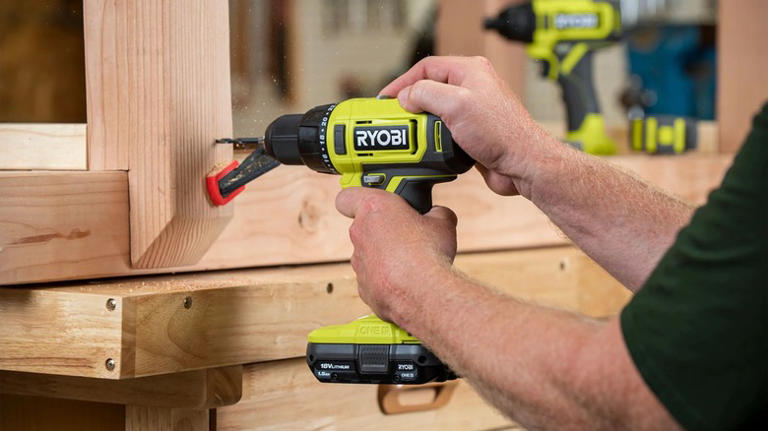 Building A Wood Shelf Just Got Easier With These Ryobi Tools