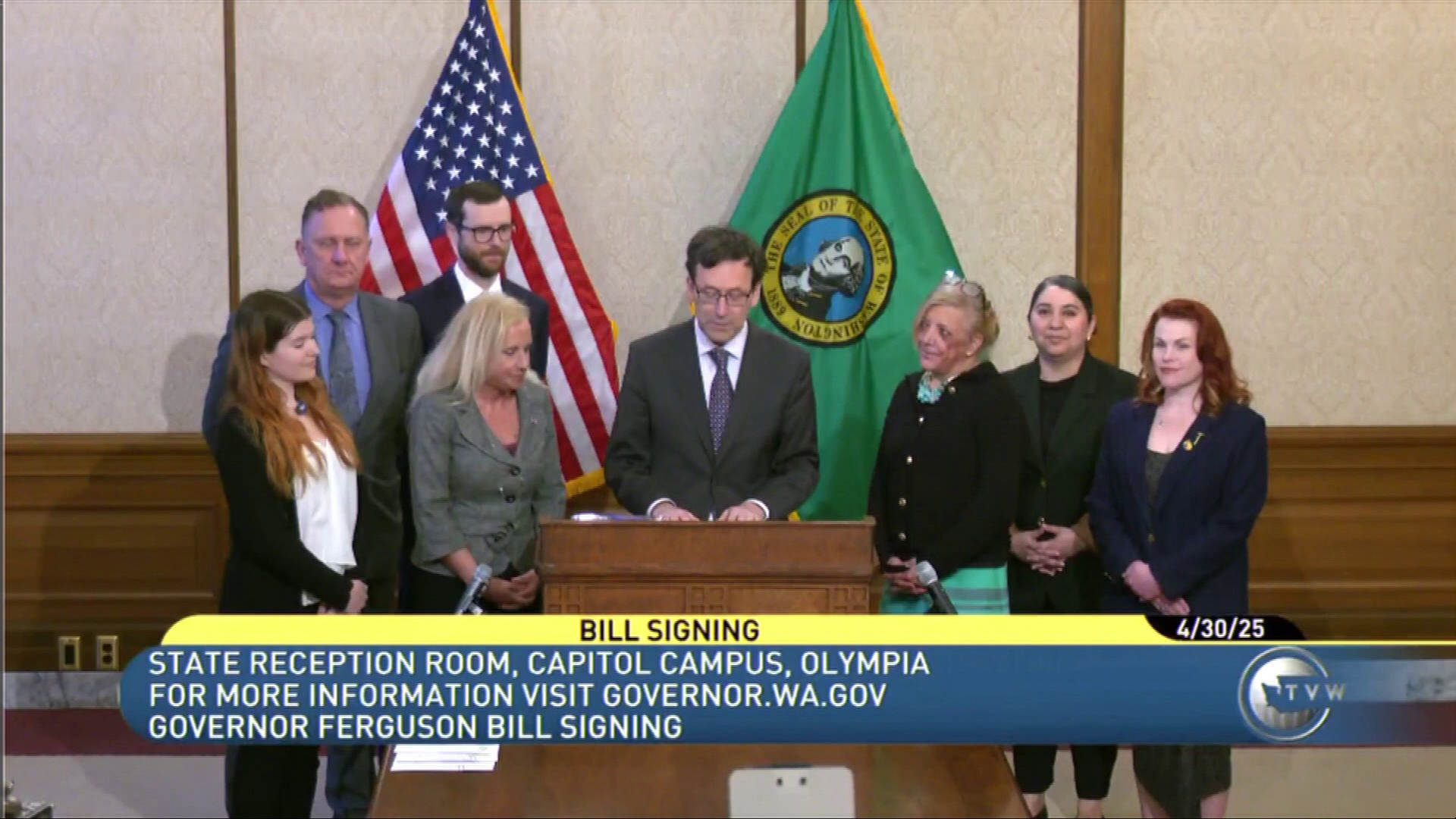 Gov. Bob Ferguson signs HB 1046
