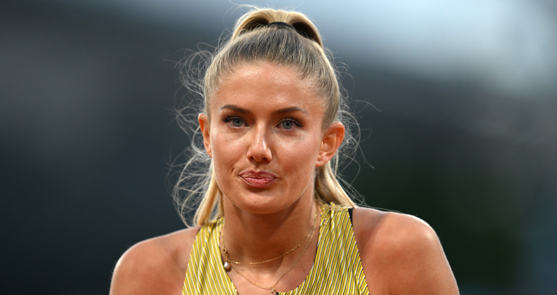 German sprinter Alica Schmidt lights up the track in images