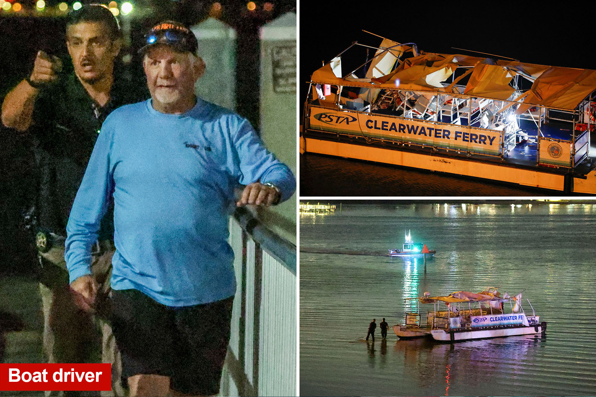 Boater in fatal Florida crash blames ferry captain for being ...