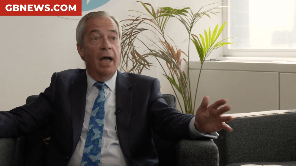 Nigel Farage reacts to claim he is ‘disengaging’ with Donald Trump as ...