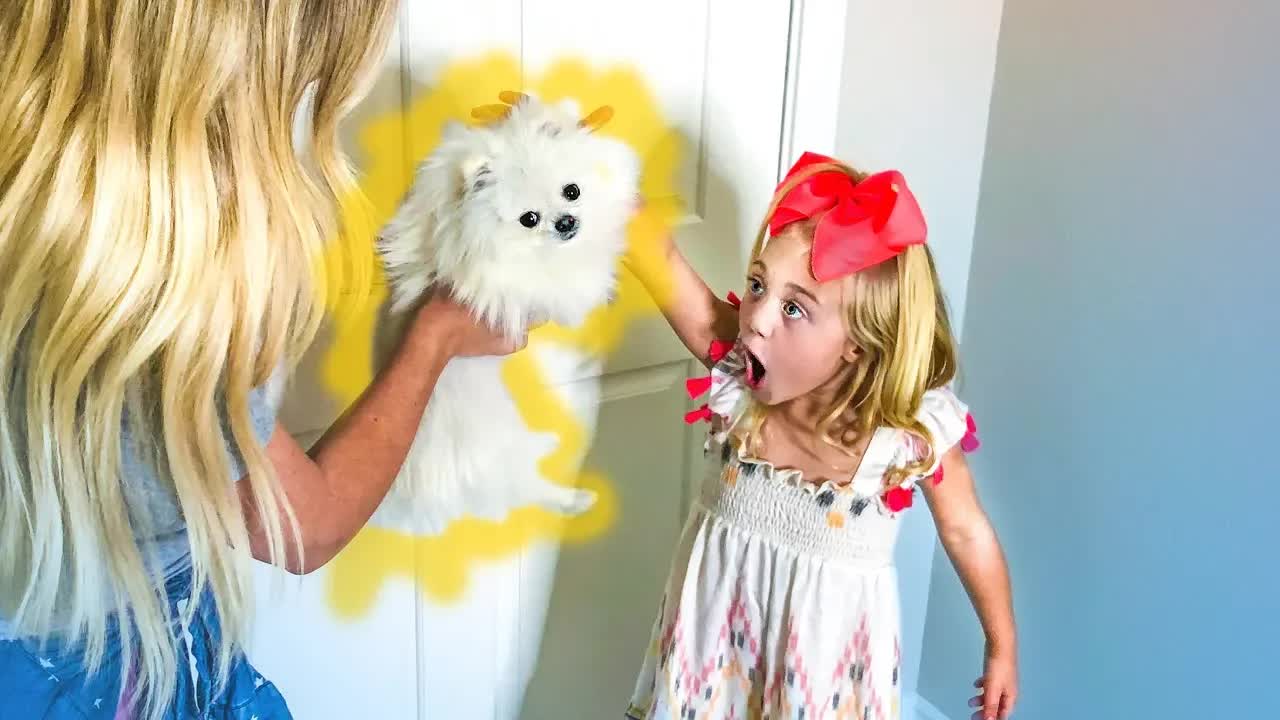 Surprising Everleigh with our puppy’s return