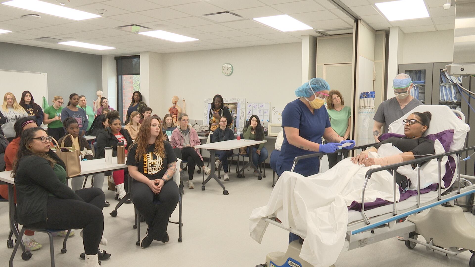 Students get real-world experience during healthcare simulation