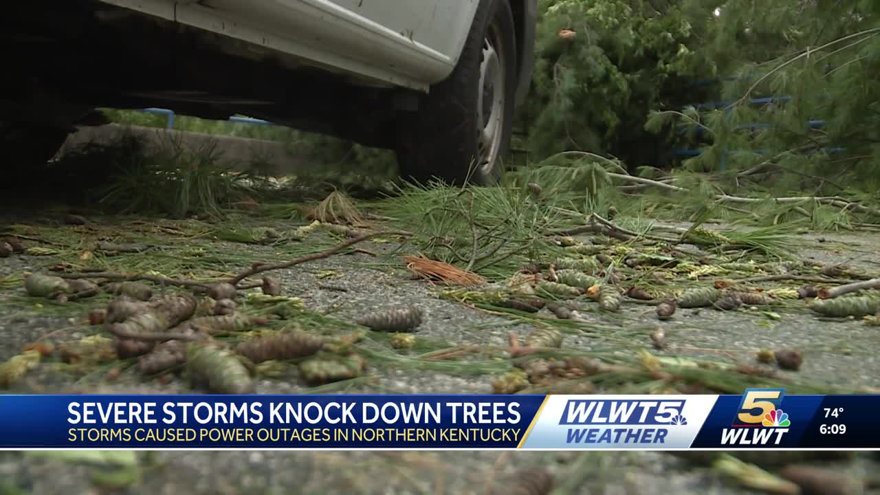 Severe storms knock down trees, cause power outages in northern Kentucky
