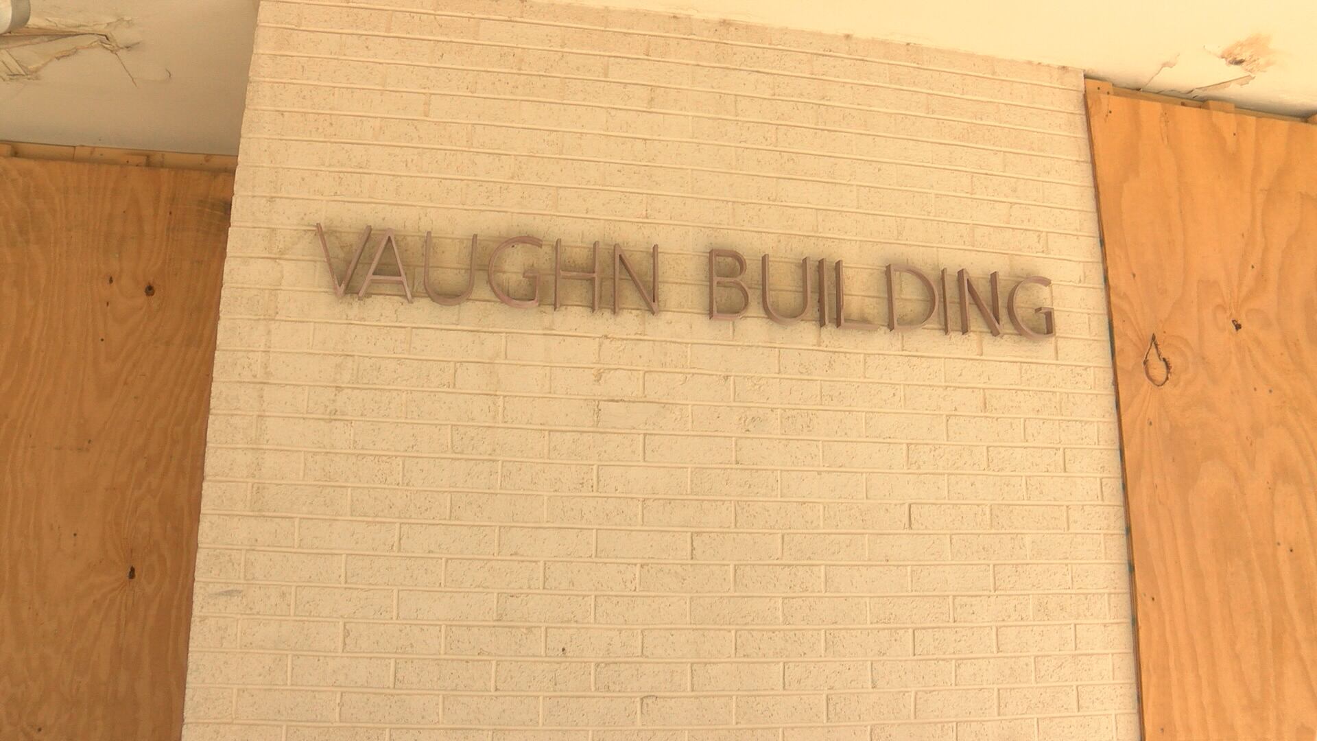 City of Midland securing Vaughn building for second time