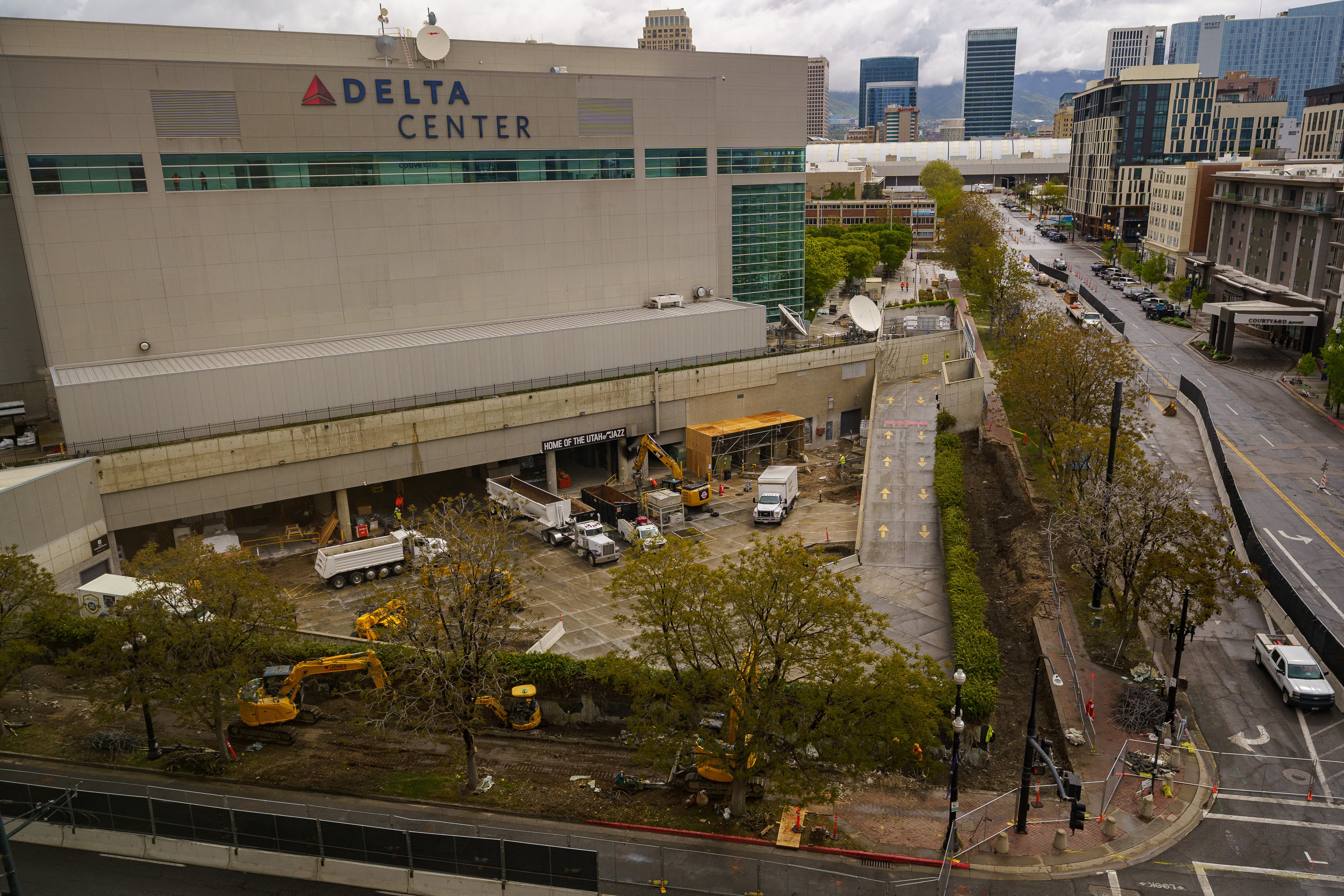 Construction is booming at Delta Center. Here’s what’s going on this ...