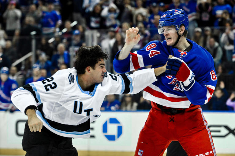 What's next for NY Rangers' five rookie forwards? Gabe Perreault, Matt ...