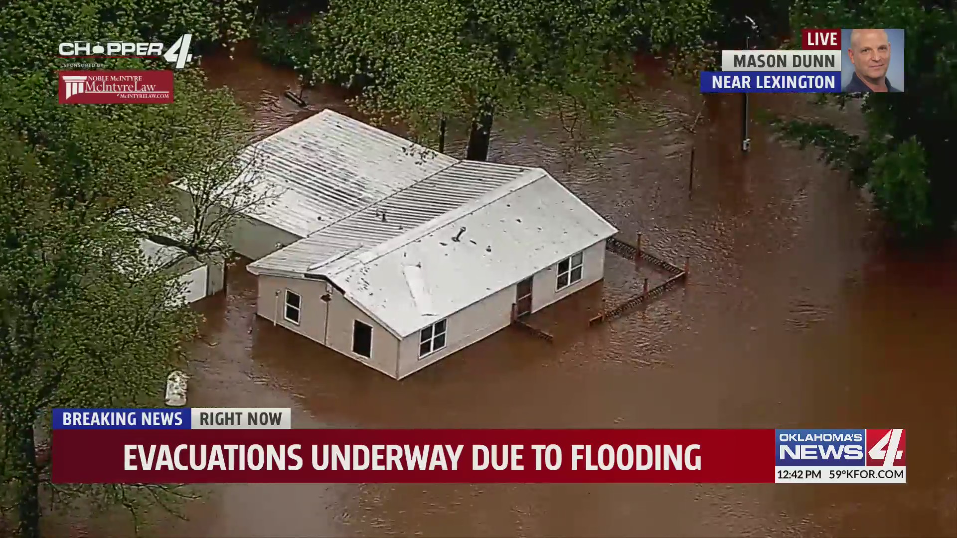 Evacuations underway in Lexington due to flooding