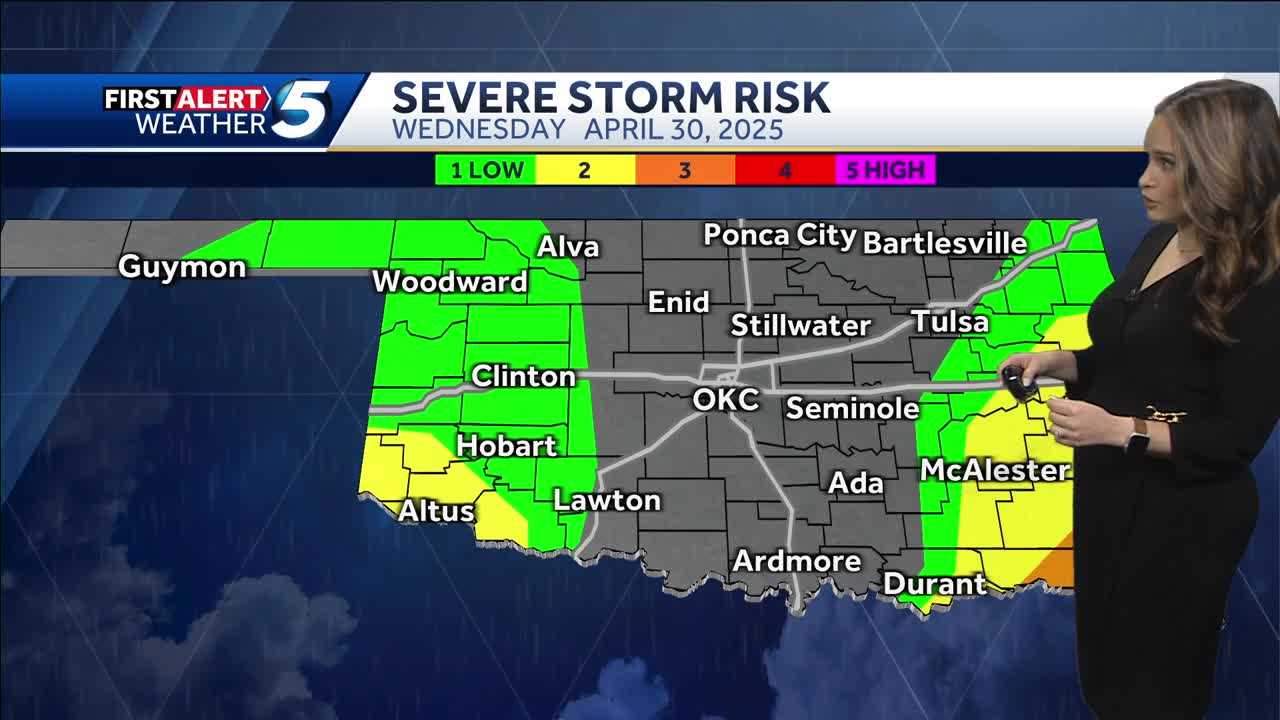 TIMELINE: Parts of Oklahoma to see more storms after flooding hits