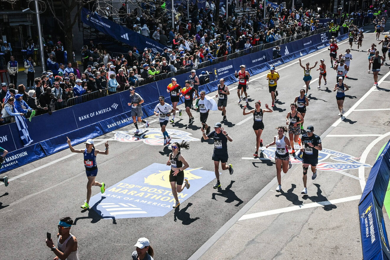 Emily Shay completes Boston Marathon