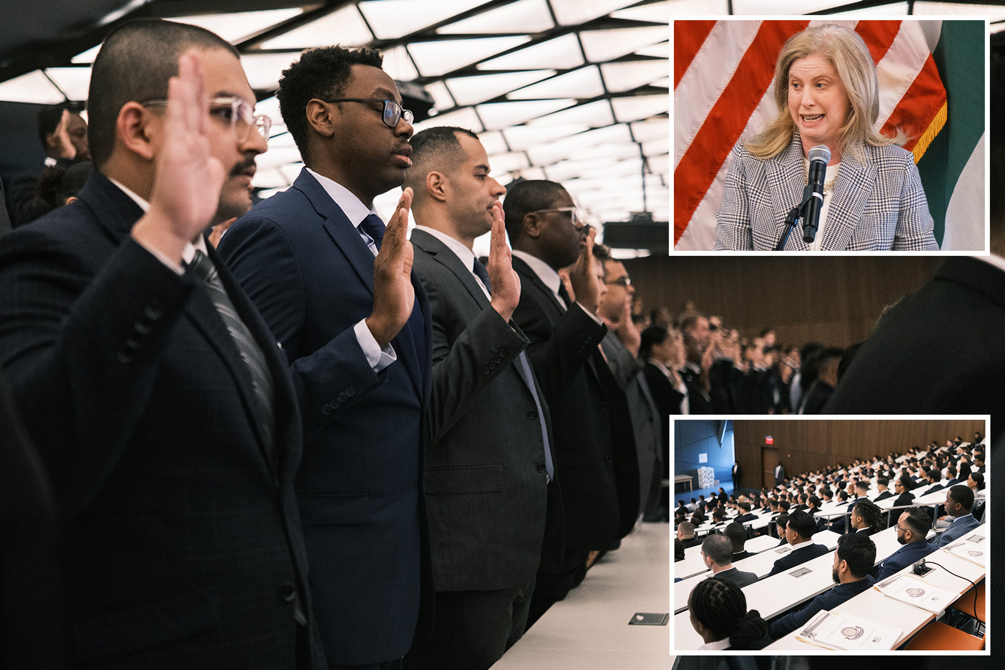 First NYPD class since recruitment standards were eased is sworn in as ...