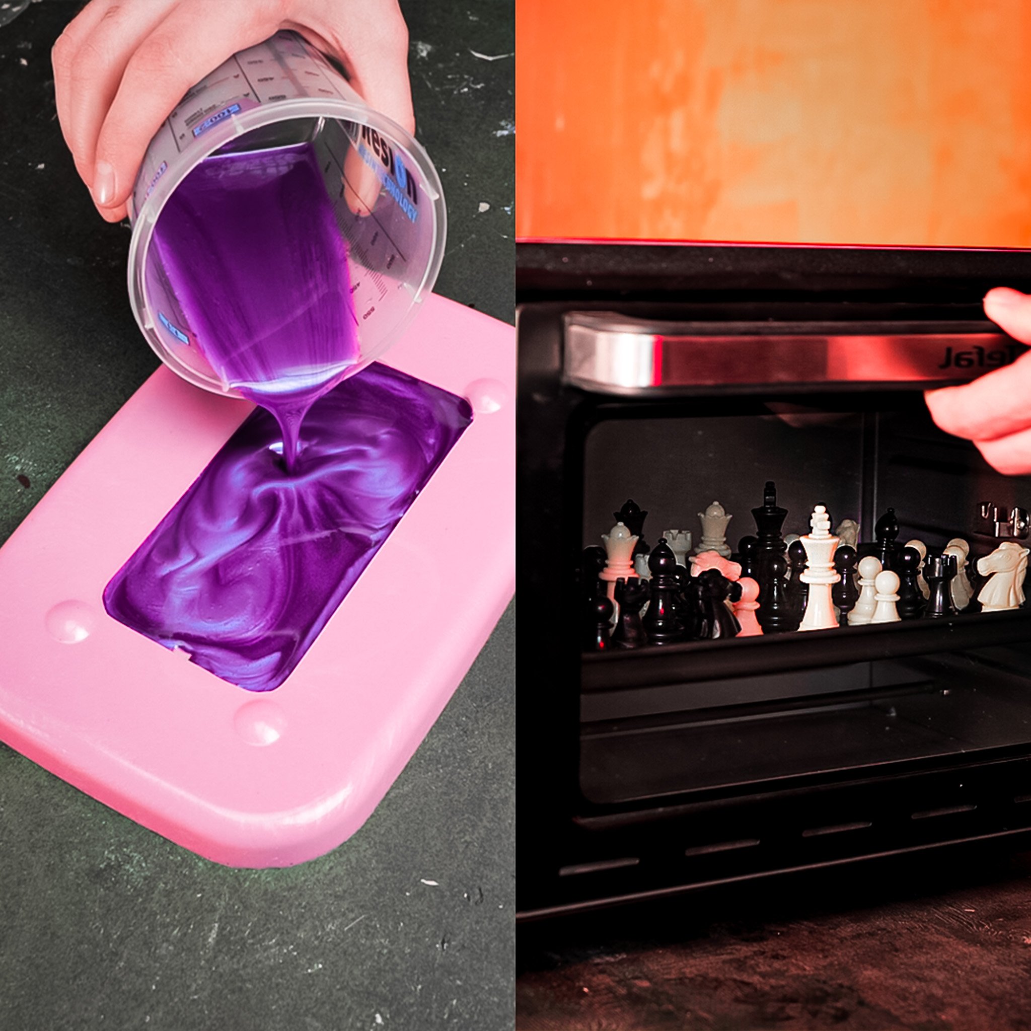 Phone case 📱 out of a CHESS set? ♟️Chess & Leather Fusion!