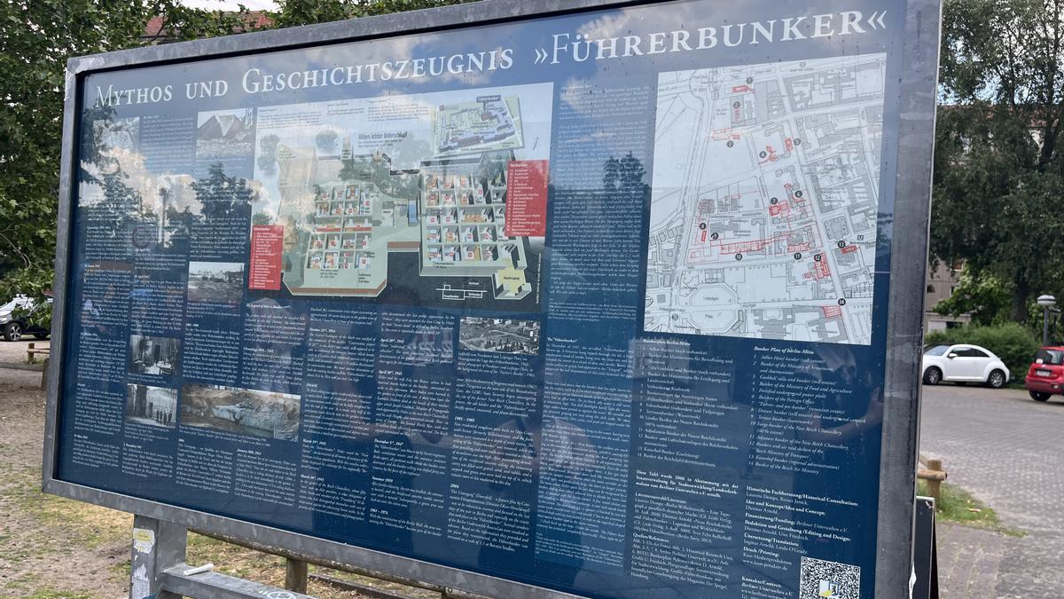 Un aparcamiento en el centro de Berlín: el lugar que ocupa el bunker ...