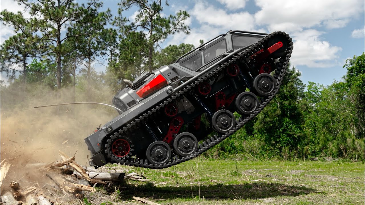 Ripsaw Tank Pushed to the Edge in Wild Terrain