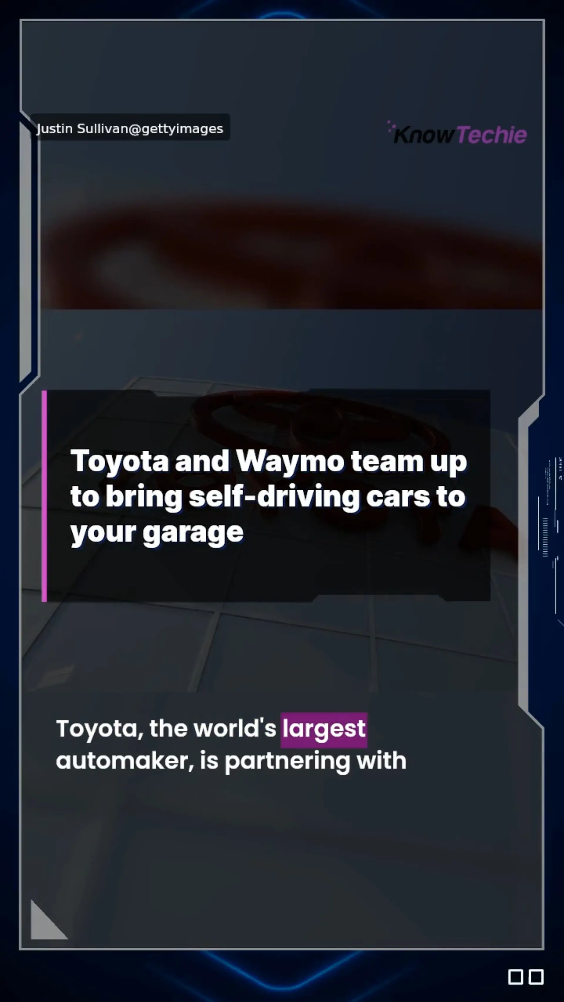 Toyota and Waymo team up to bring self-driving cars to your garage