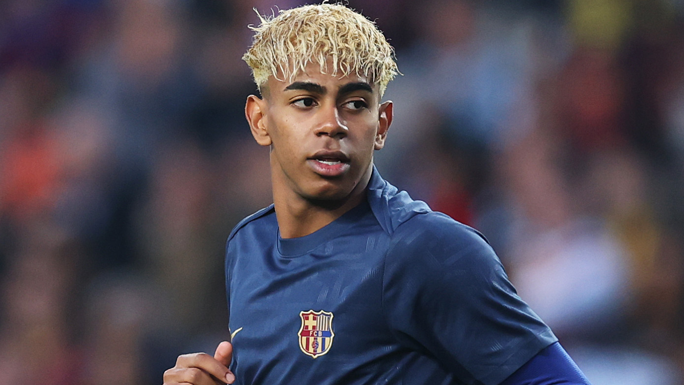 Lamine Yamal injury: Barcelona star shakes off warmup knock to start ...