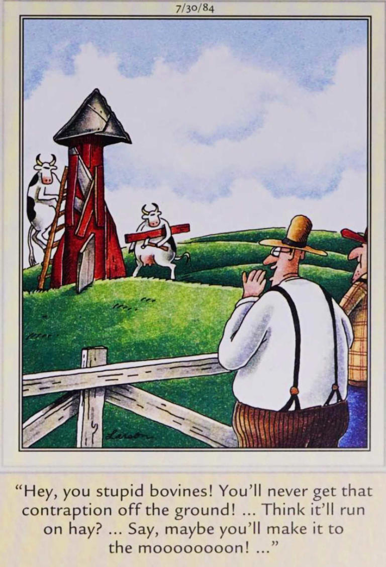 10 Hilarious Far Side Comics Where Cows Act Like Humans