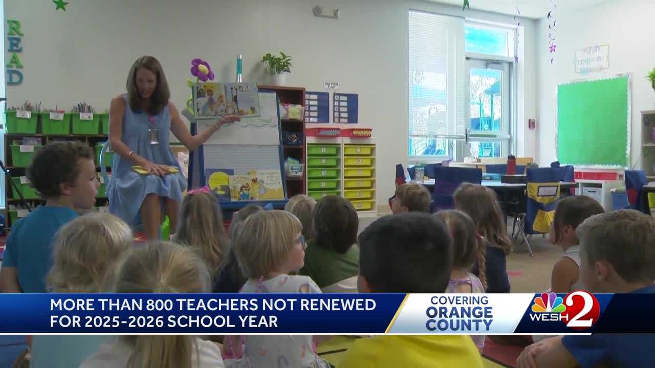 800-plus teachers not renewed; Orange County Public Schools project ...
