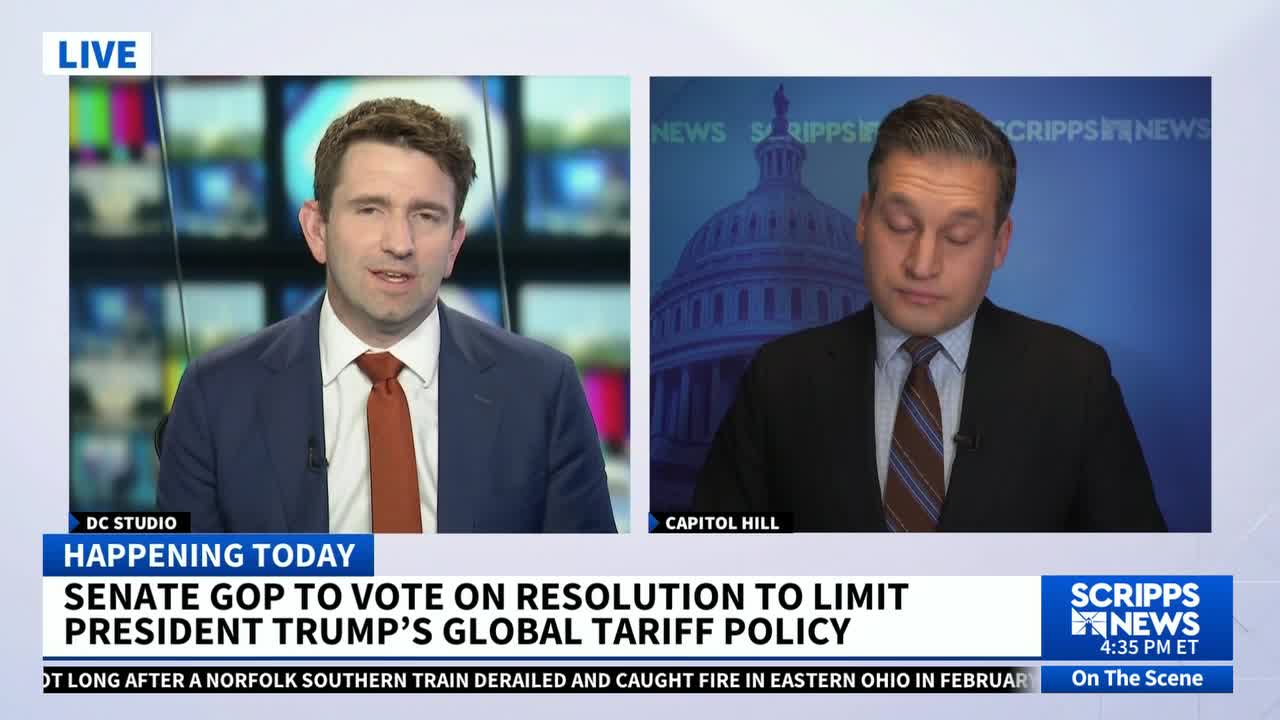 Senate to take vote on resolution to block President Trump's tariffs