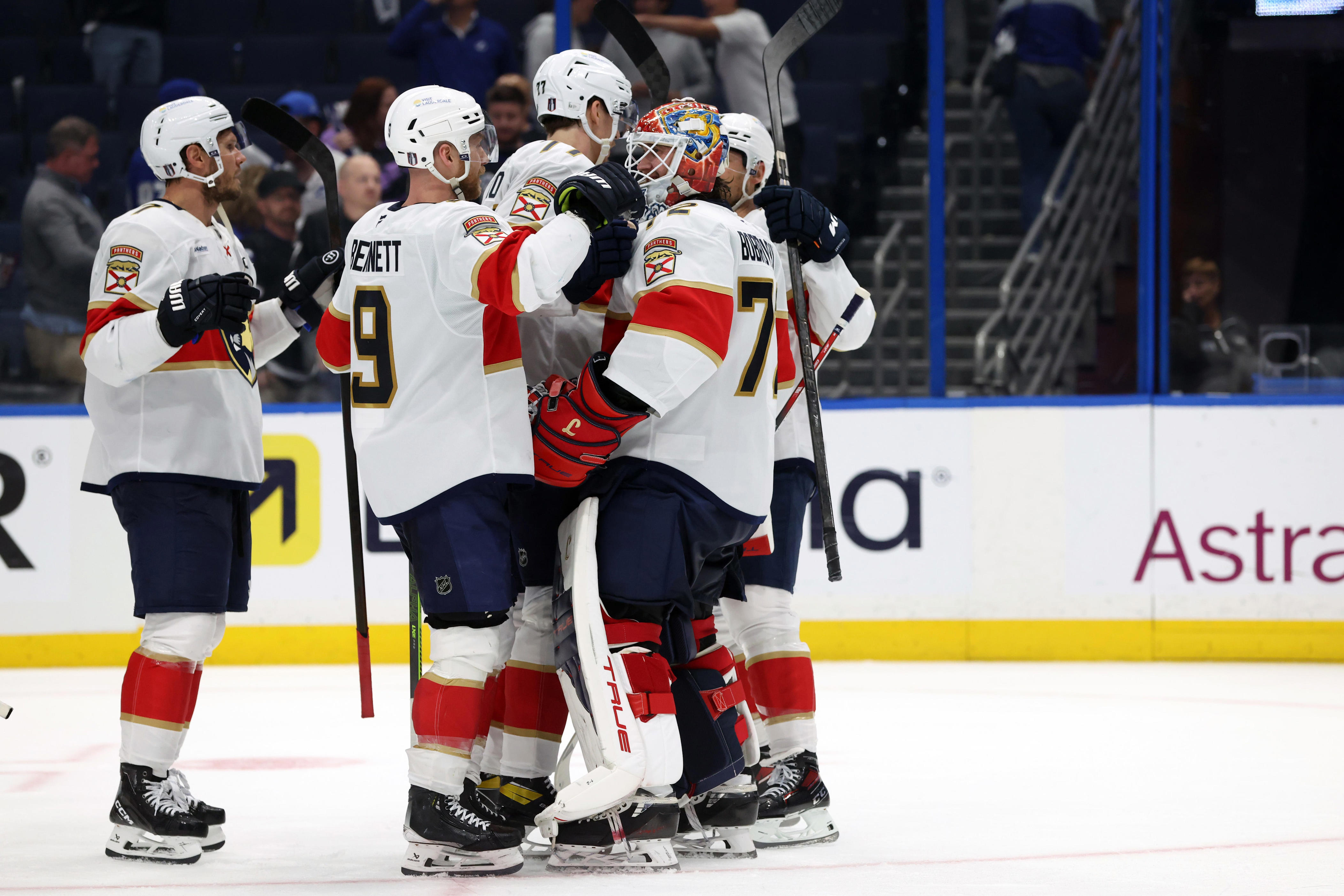 Florida Panthers jolt Lightning in Tampa to win first round of Stanley ...