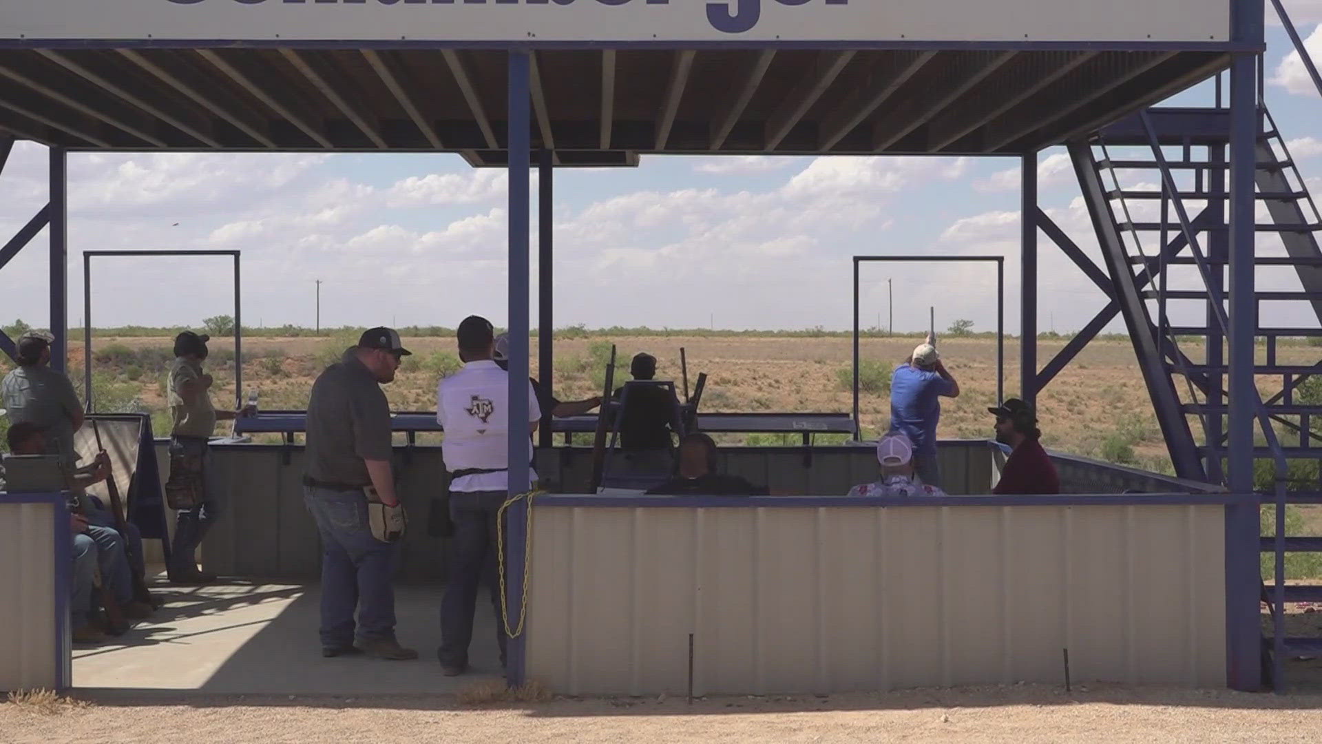 Bustin' for Badges Clay Shoot underway in Stanton