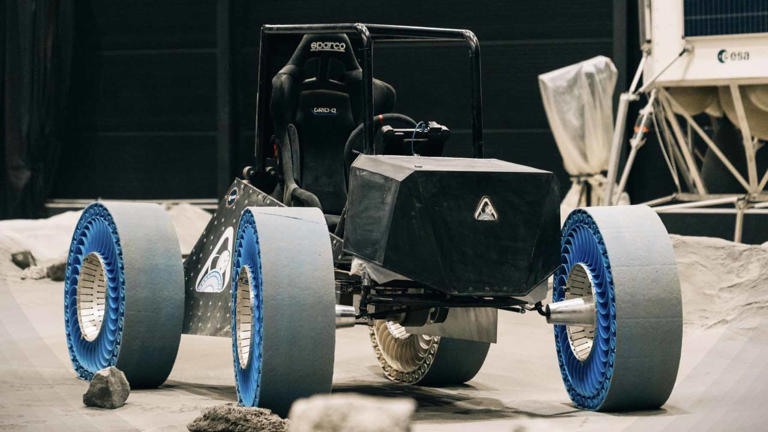 Michelin is developing airless Moon boots for the next Lunar Rover