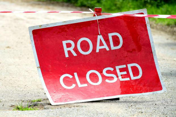 Road closure for maintenance works