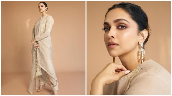 Deepika Padukone in simple suit proves beige is anything but boring ...