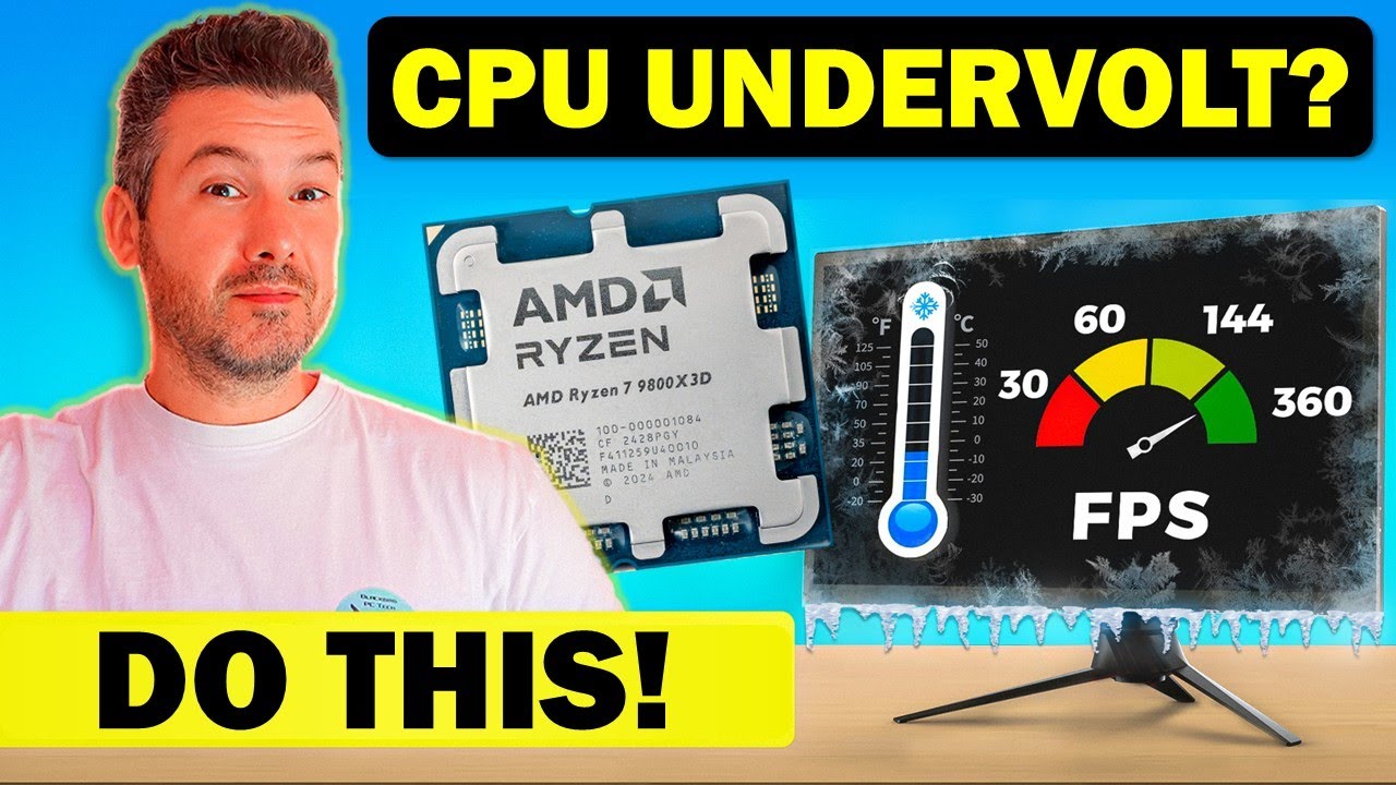 How To Undervolt a Ryzen 7 9800X3D The Right Way! (or Any AMD AM5 Ryzen ...