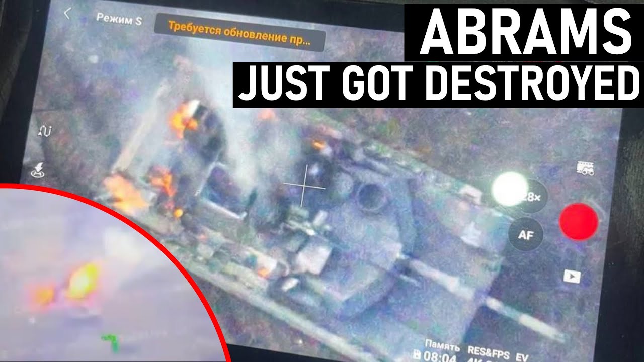 First M1A1 Abrams Tank Destroyed in Ukraine