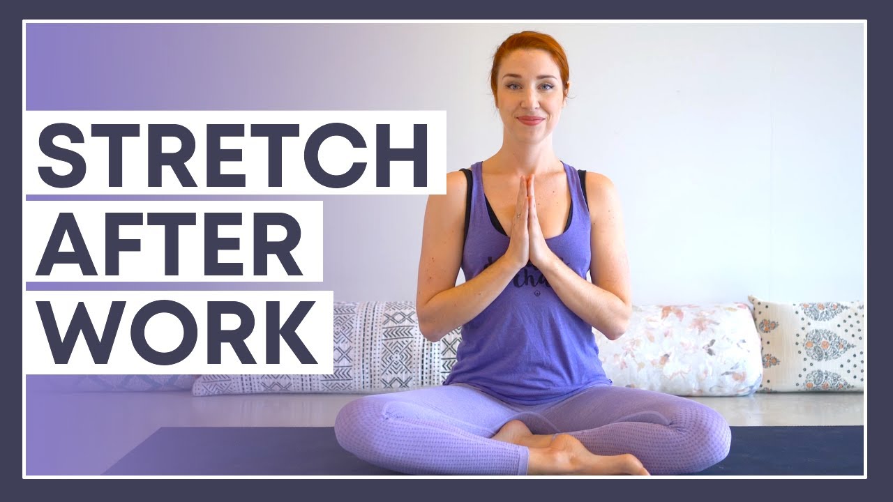 15 Min After Work Yoga 🌙 | All Levels Stretch & Relax | Full Body Wind Down