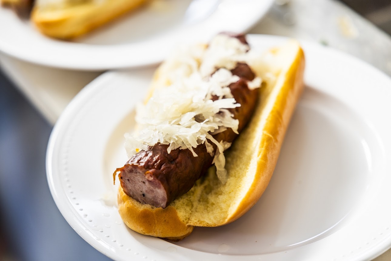 Recipe: Grilled kielbasa and sauerkraut roll from Beksa Lala