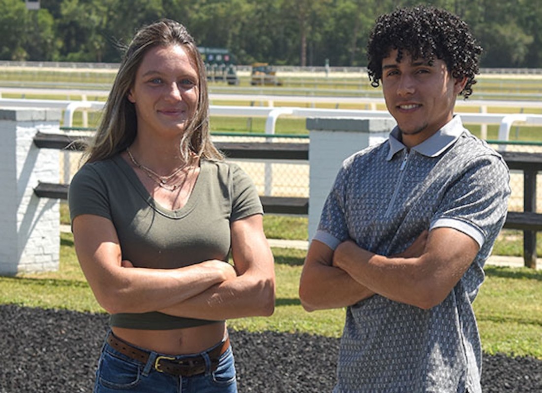 Samuel Marin, Sara Hess Reflect On Tampa Bay Downs Riding Titles
