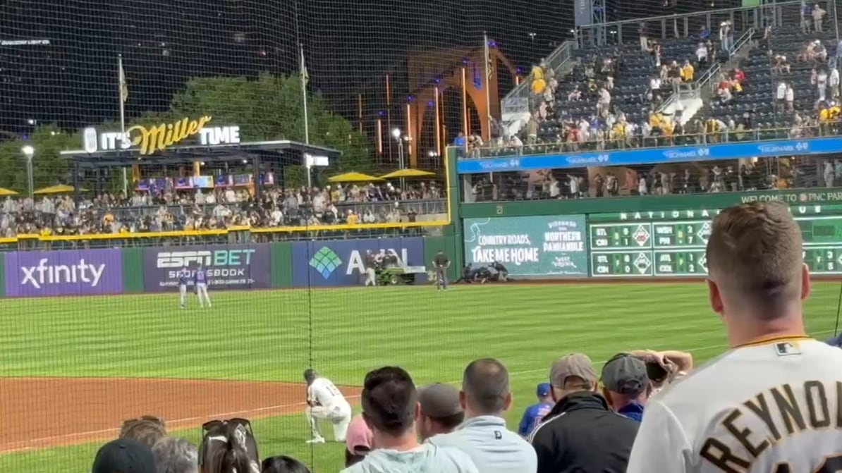 Fan falls from right field stands at PNC Park