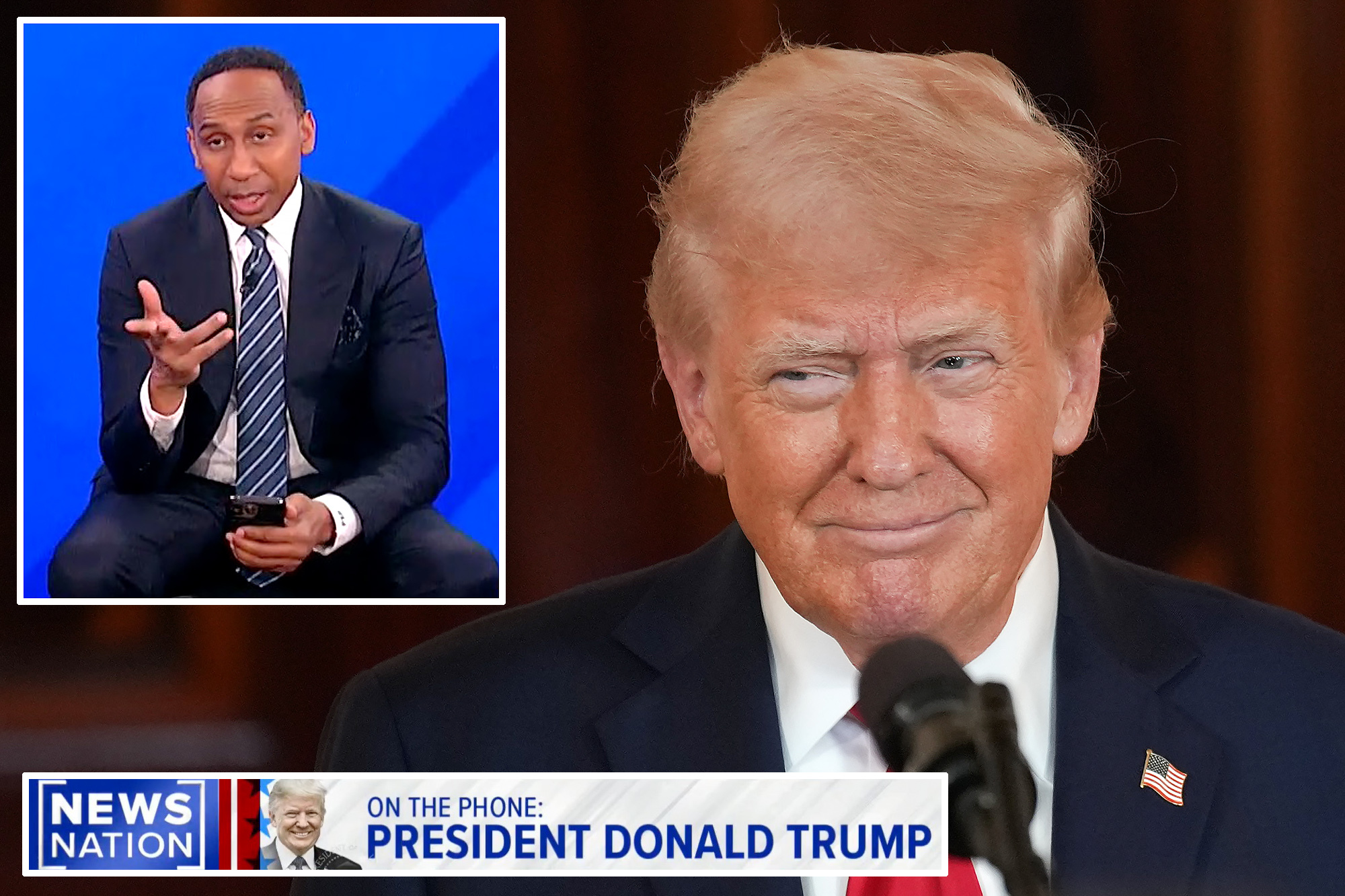 Trump backs Stephen A. Smith for possible 2028 bid for president: ‘I’d ...