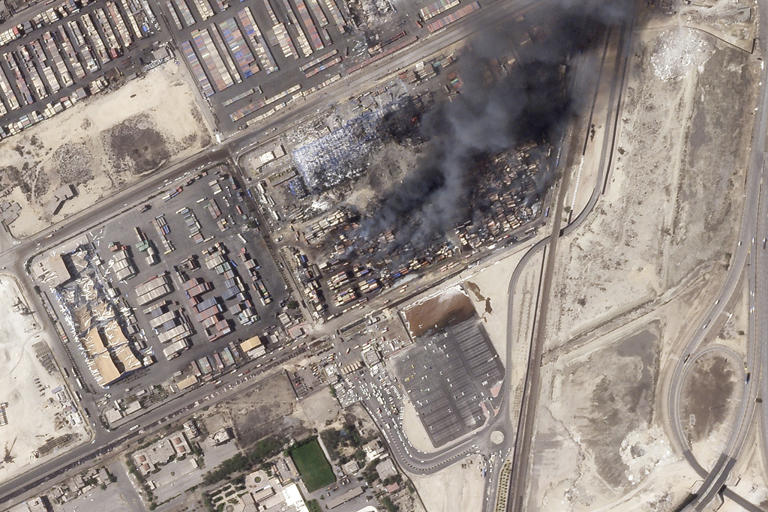 The epicenter of an explosion at an Iranian port is tied to a charity ...