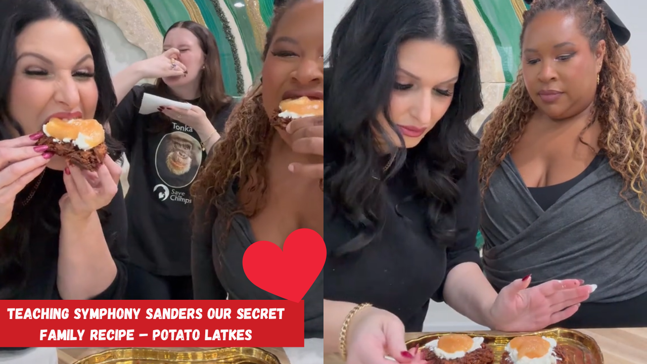 Teaching Symphony Sanders Our Secret Family Recipe – Potato Latkes