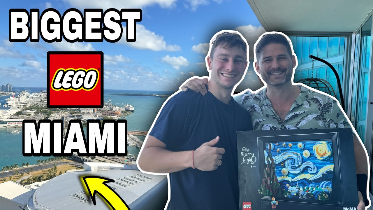$6000 INSANE LEGO Haul in Miami FULL Lego Skyscraper Tour