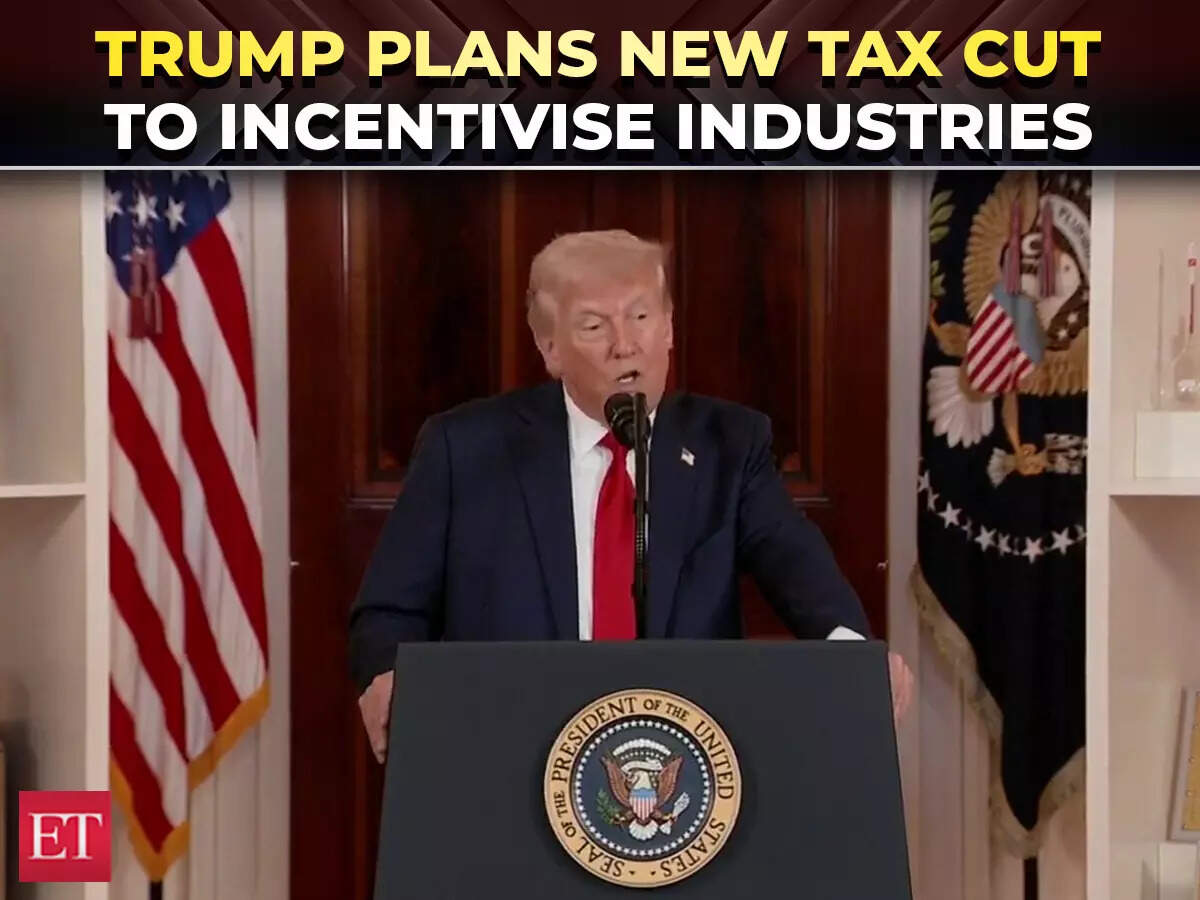 Trump's mega new tax cut plans to incentivise industries: 'We cut your ...