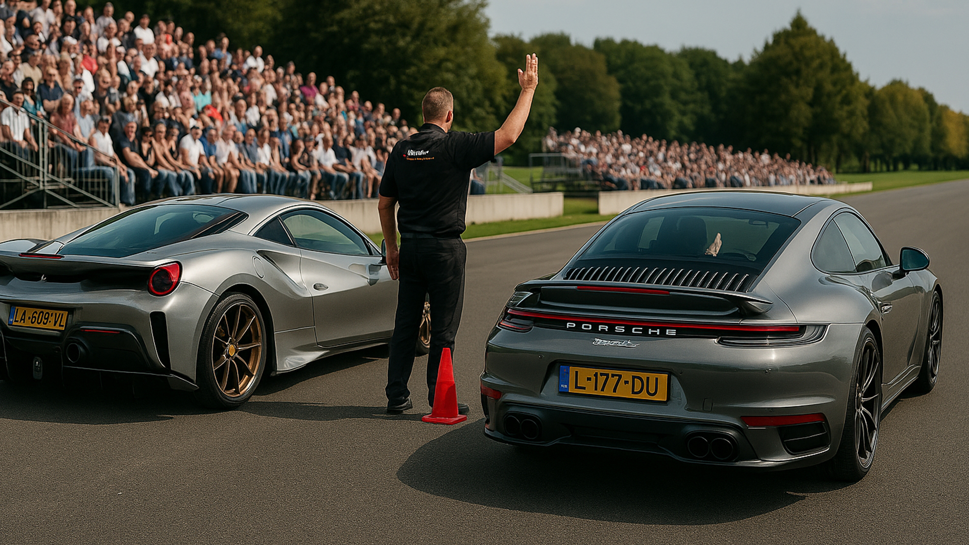 Porsche 992 Turbo S vs Ferrari 488 Pista | Twin-Turbo Supercar Clash 💥🚀