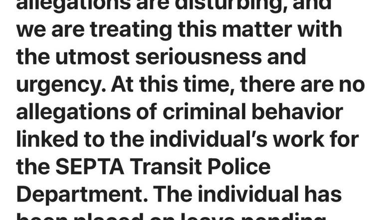 SEPTA Officer Brian Zenszer Sentenced For Child Porn: DOJ