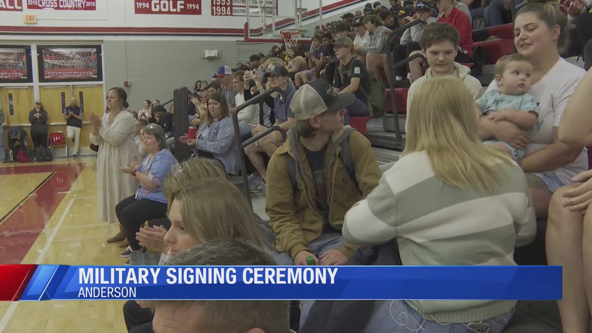 Military signings in Anderson