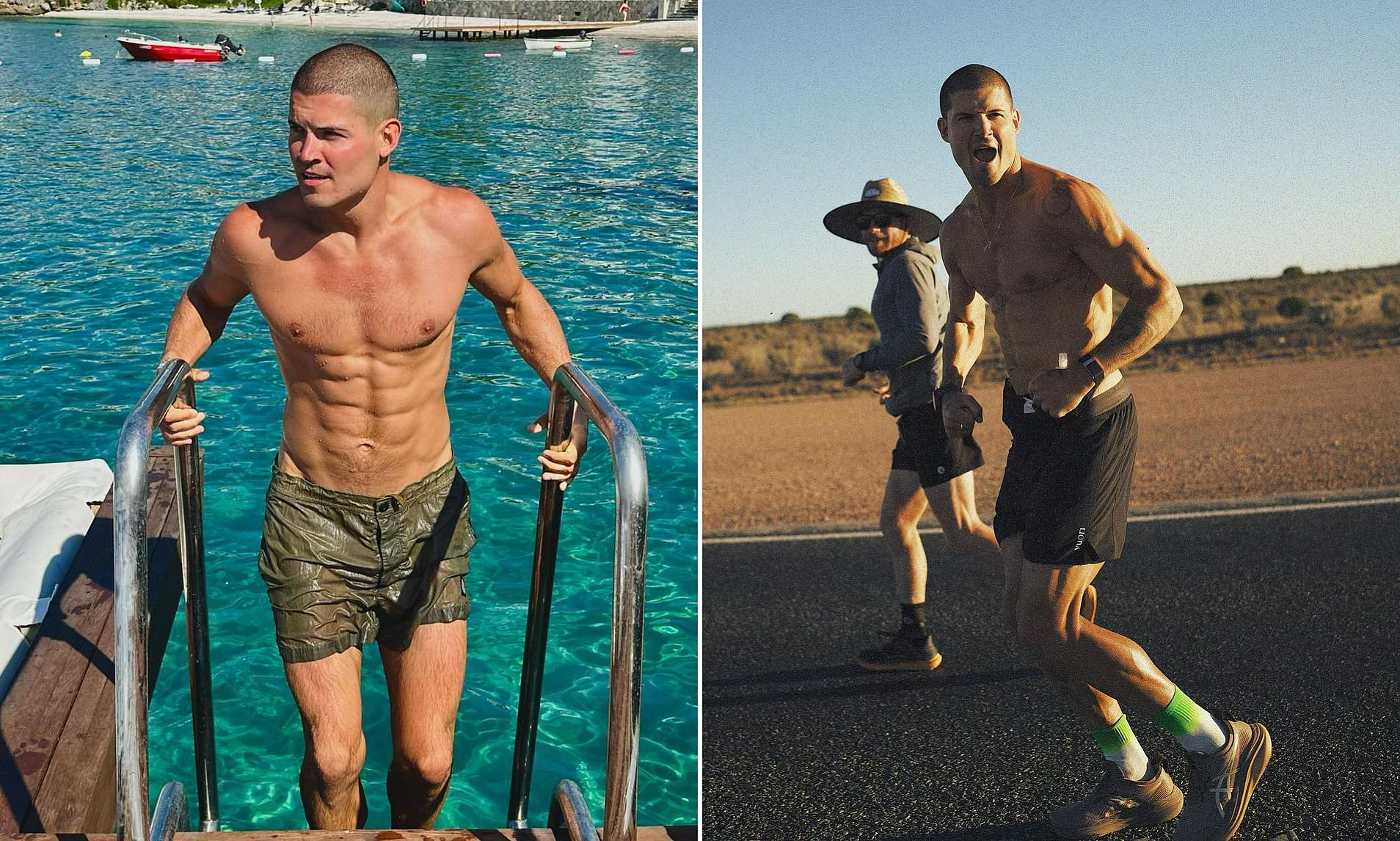 William Goodge: Male model who's trying to break the record for running ...