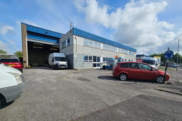The huge new vehicle centre under construction in Swindon