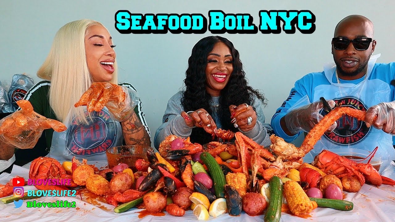Black Ink Crew’s Sky and Ceaser taste the seafood boil