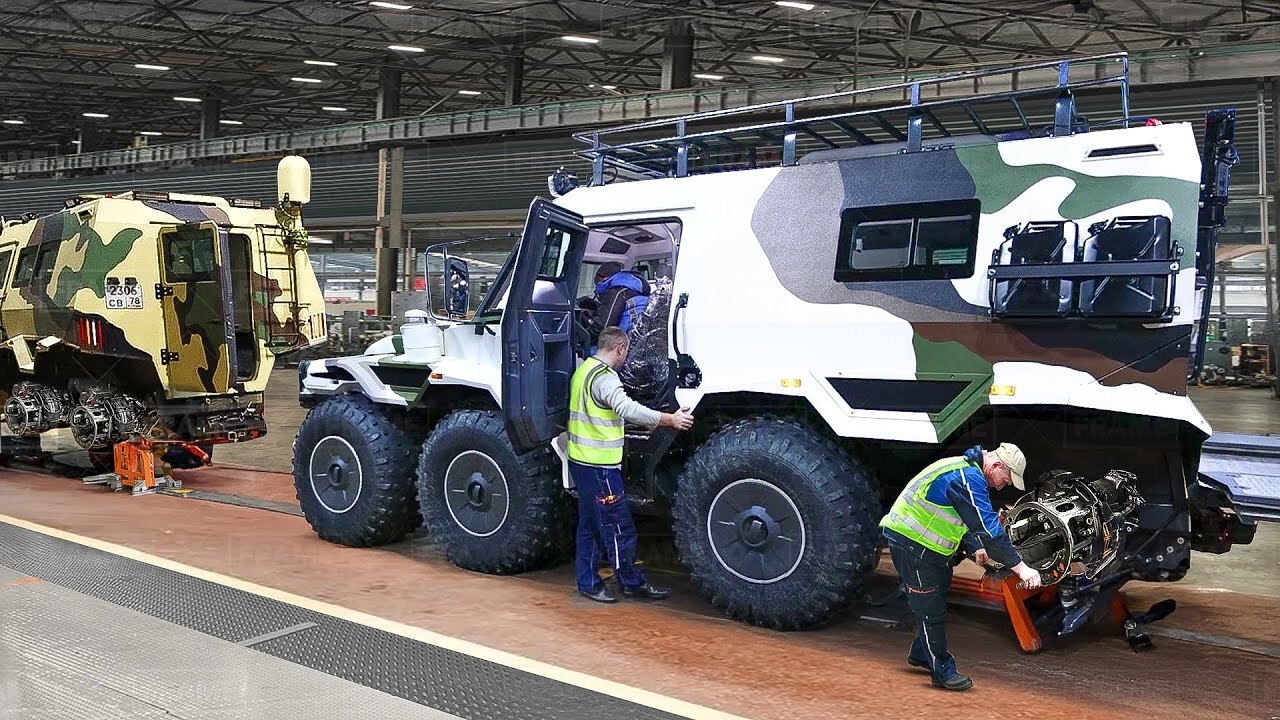 How Massive 8x8 ATVs Are Built by Hand in Russia