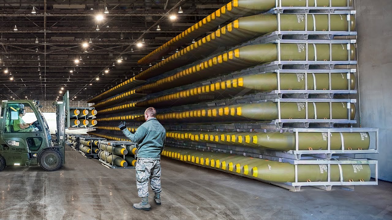 Inside the US Air Force's storage of billion-dollar ammunition