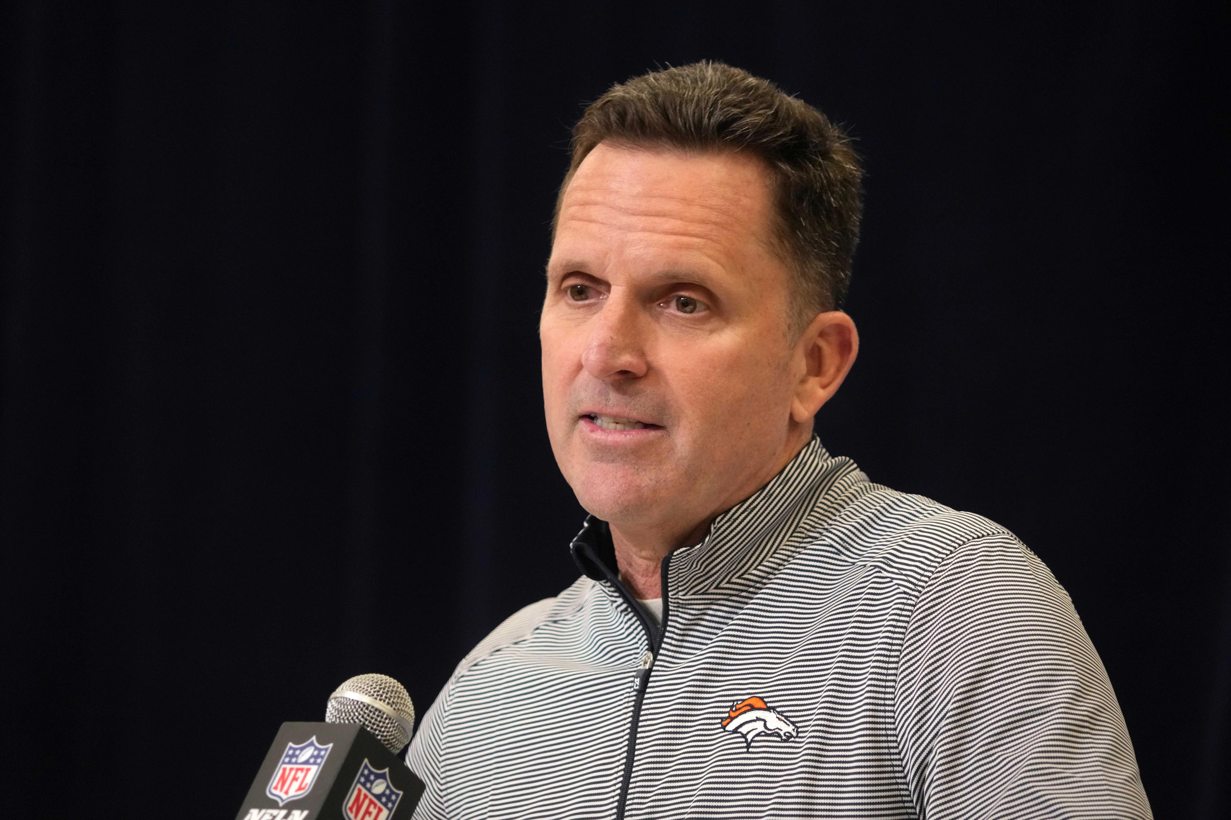 Broncos GM George Paton discusses 4 trades made in NFL draft