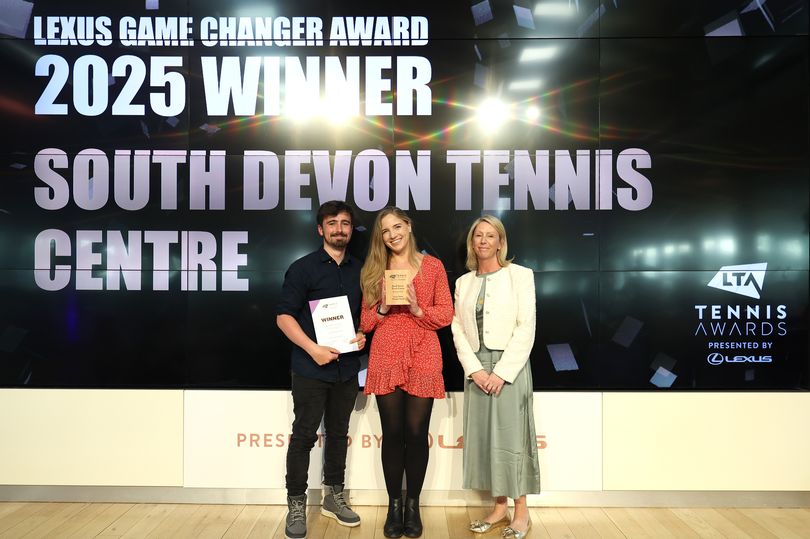 Innovative Devon tennis centre lands prestigious national award