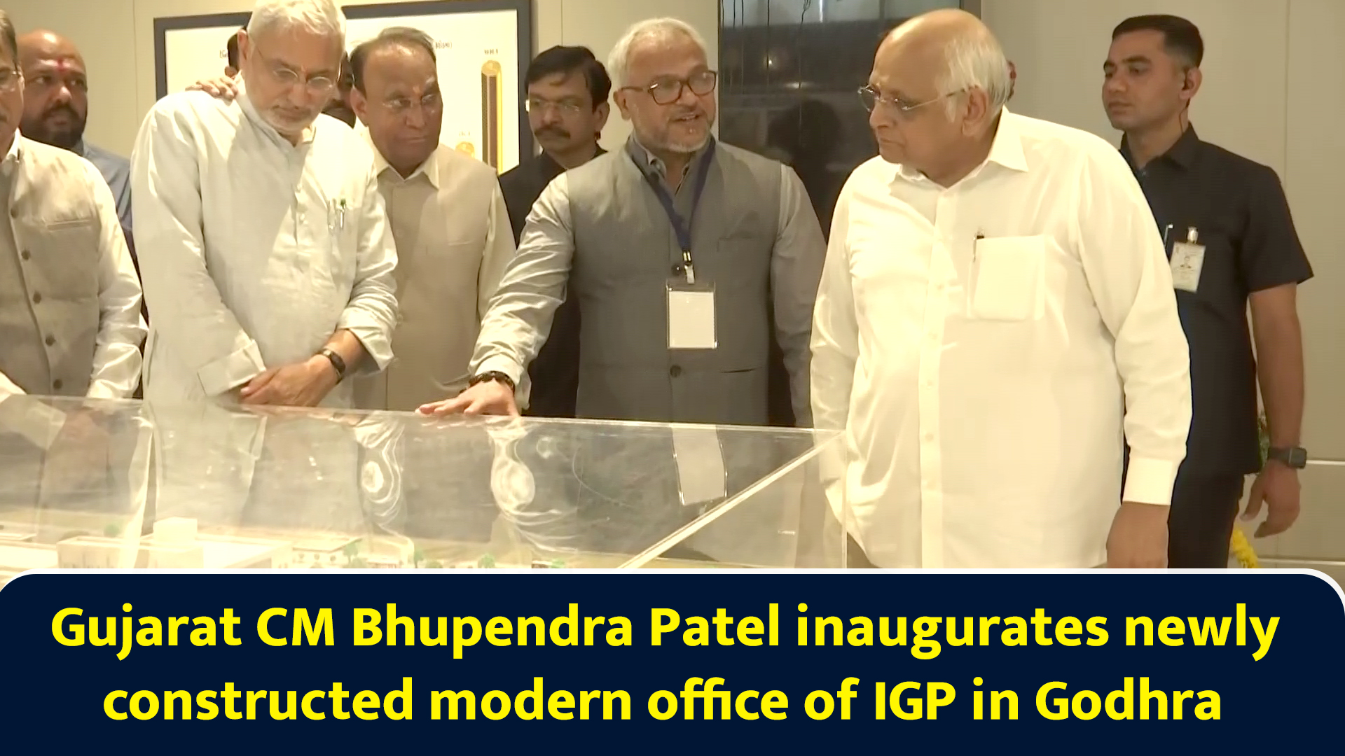 Gujarat CM Bhupendra Patel inaugurates newly constructed modern office ...